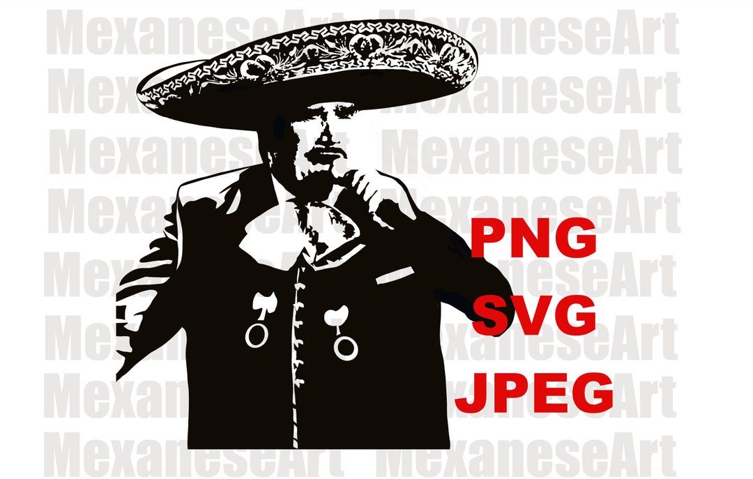Vicente Fernandez, PNG, JPEG, SVG, , Mexican, Music, Mariachi, Cricut ...
