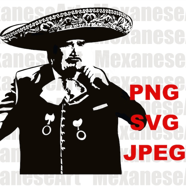 Vicente Fernandez Svg - Etsy