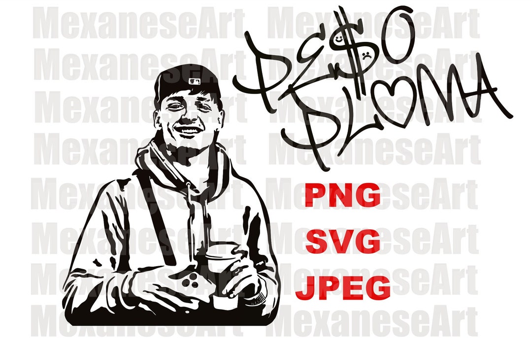 Peso Pluma, PNG, SVG, JPEG, Musica Regional, Cricut, Printable ...