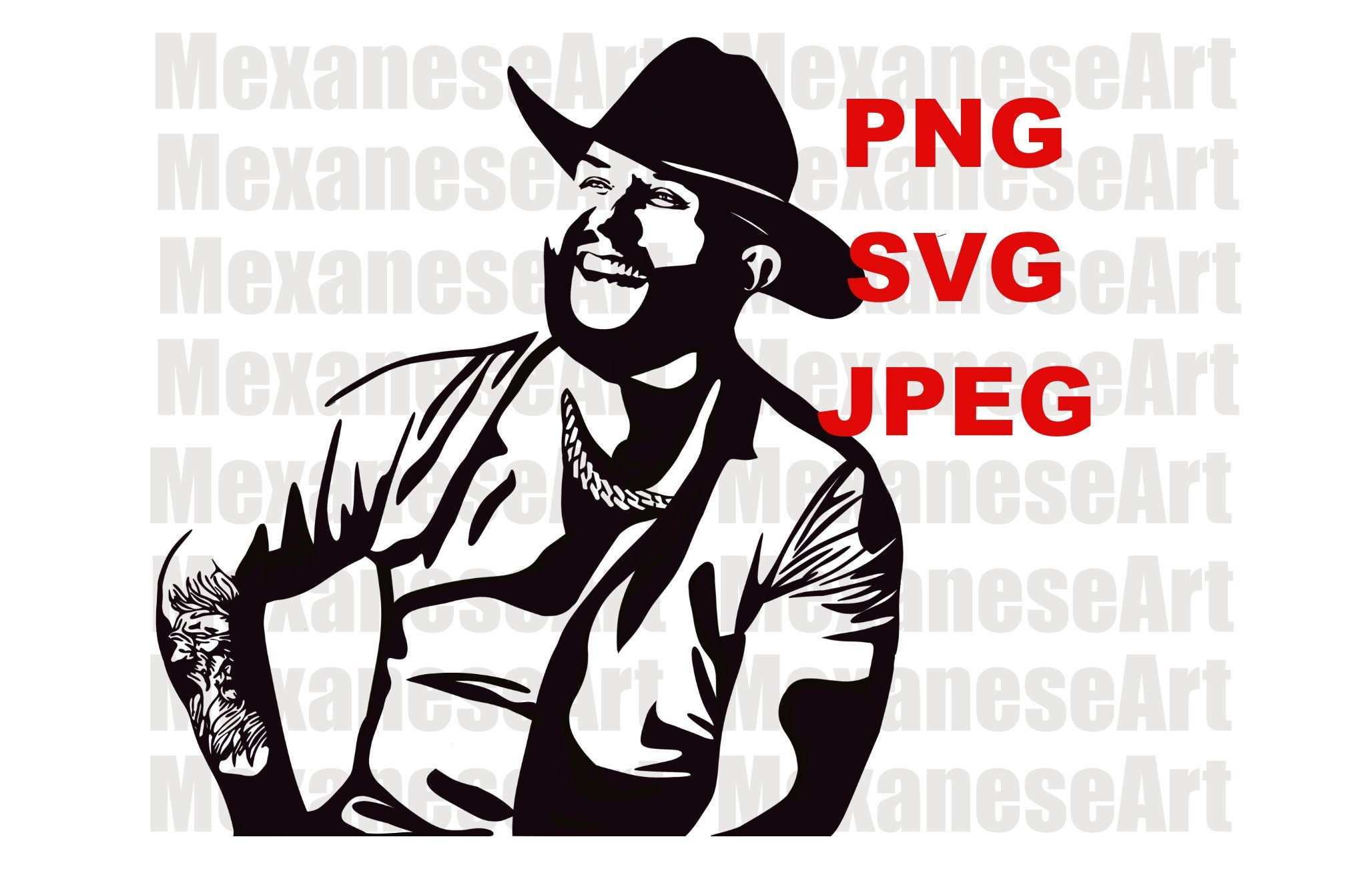 Carin Leon PNG JPEG SVG Banda Mexican Cricut Printable - Etsy