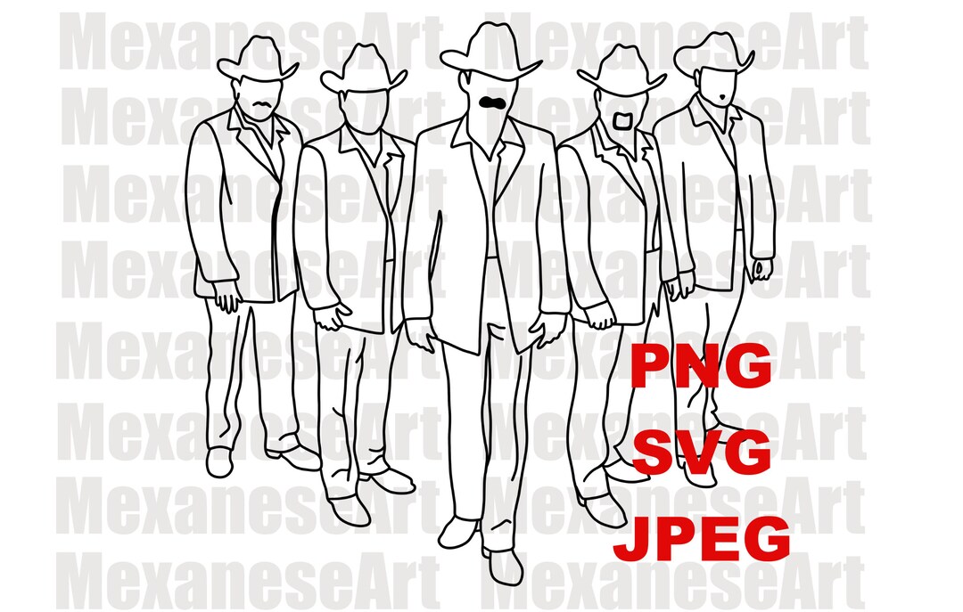 Los Tucanes De Tijuana, PNG, JPEG, SVG, Mexican, Cricut, Printable ...
