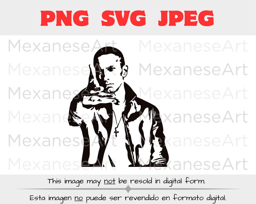 Eminem , PNG, SVG, JPEG, Slim Shady, Rapper, My Name Is, T-shit Design ...