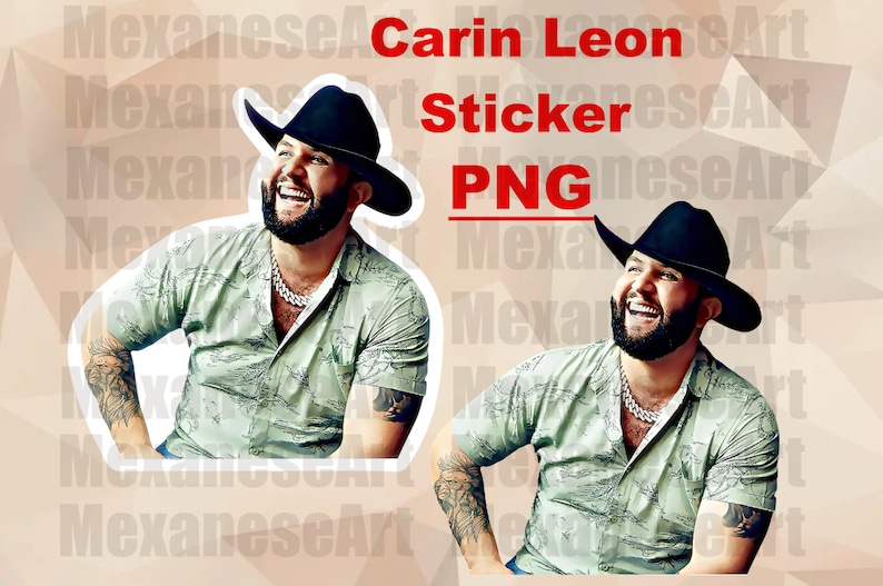 Carin Leon Bundle PNG Pdf JPEG SVG Banda Mexican - Etsy