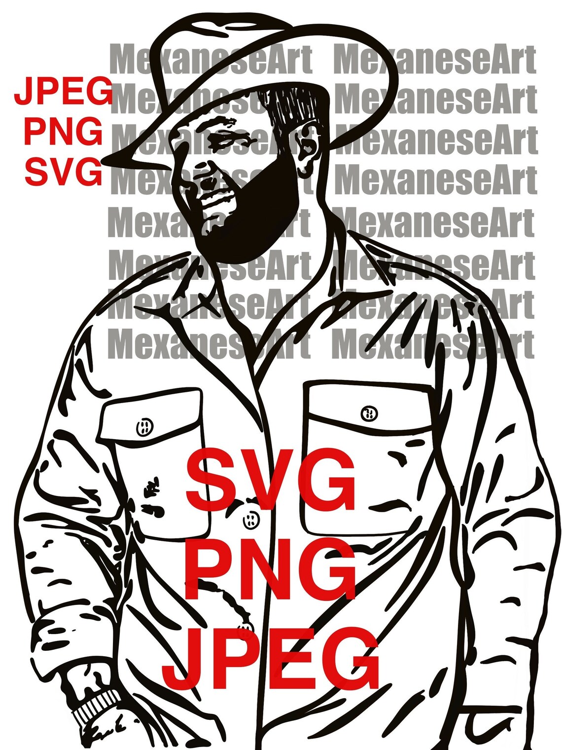 Carin Leon PNG JPEG SVG Banda Mexican Cricut Printable - Etsy Hong Kong