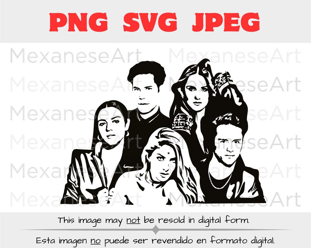 Rebelde, RBD, SVG, PNG, Jpeg, Y Soy Rebelde, Sublimation, Tour 2023, T ...