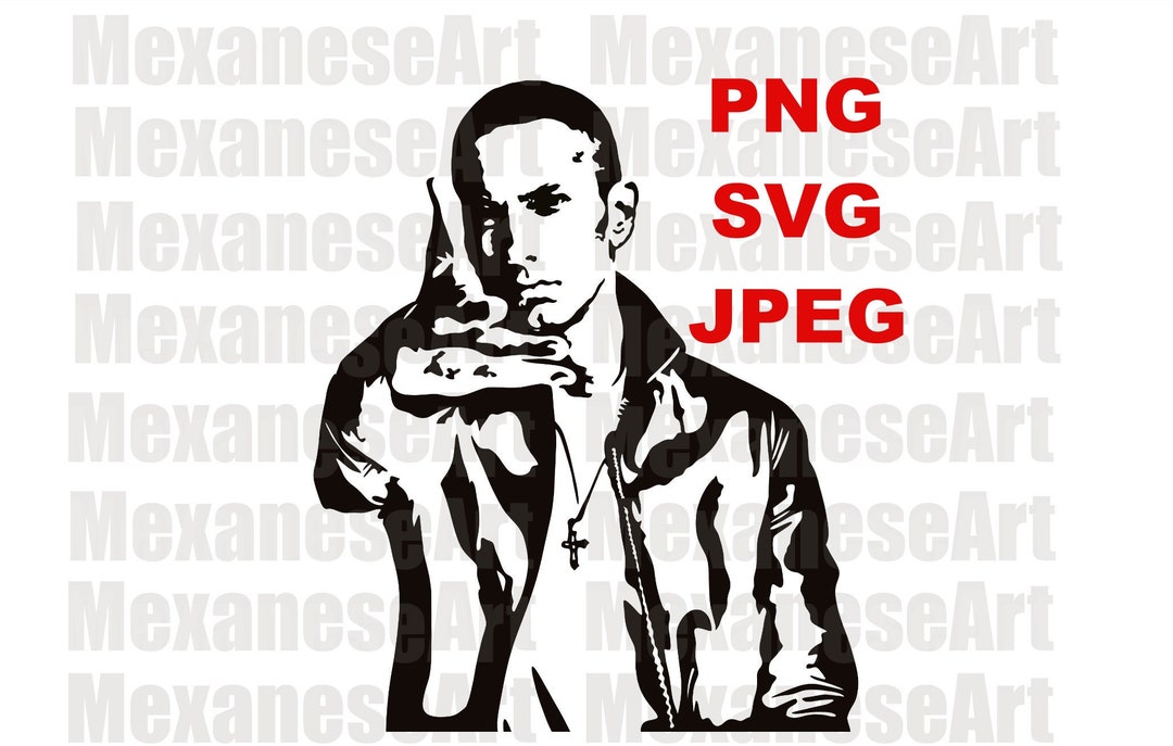 Eminem , PNG, SVG, JPEG, Slim Shady, Rapper, My Name Is, T-shit Design ...