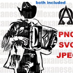 Alfredo Olivas, PNG, JPEG, SVG, Banda, Mexican, Cricut, Printable ...