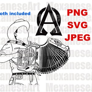 Alfredo Olivas PNG JPEG SVG Banda Mexican Cricut - Etsy Australia