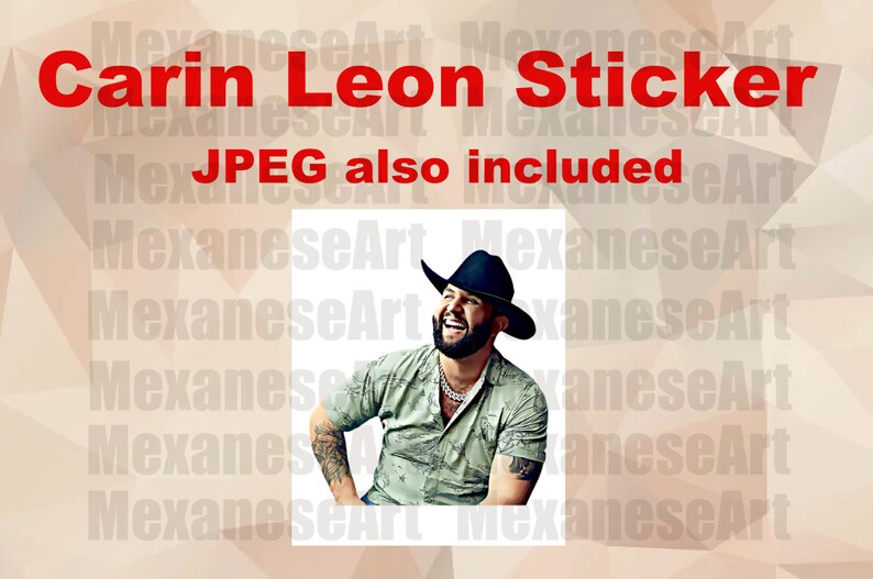 Carin Leon, PNG, JPEG, SVG, Banda, Mexican, Cricut, Printable, Graphics ...