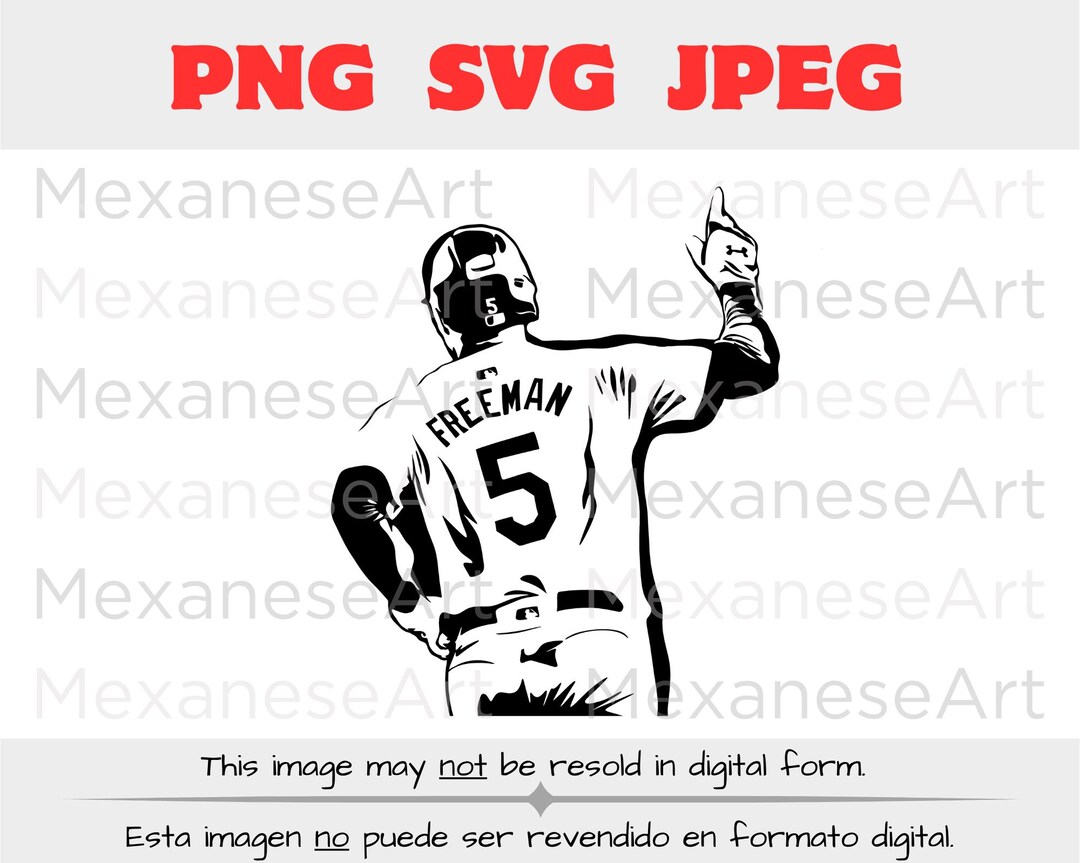 Freeman, PNG, SVG, JPEG, Baseball, Dodgers, Grand Slam, Cricut, Design ...