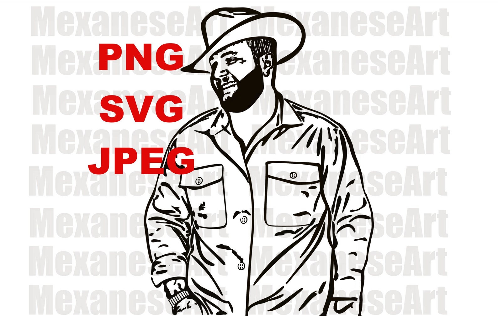 Carin Leon PNG JPEG SVG Banda Mexican Cricut Printable - Etsy