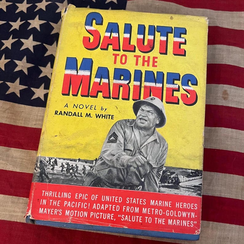 Mid Century Books 1943 Salute to the Marines & 1951 the Story of the US ...
