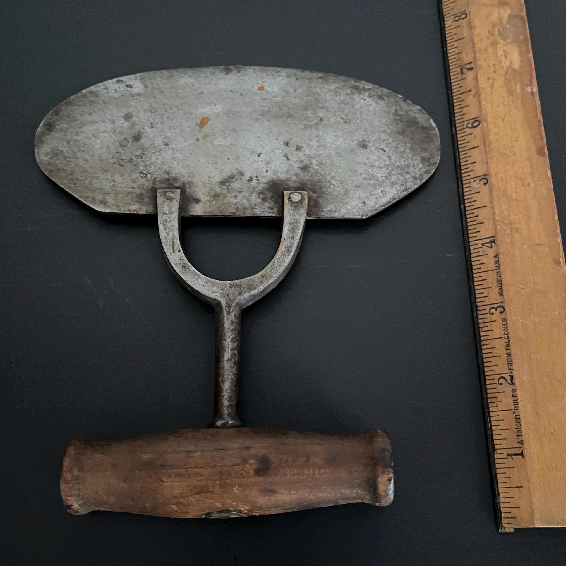 Group of 3 Primitive Kitchen Choppers With Wood Handles Antique ...