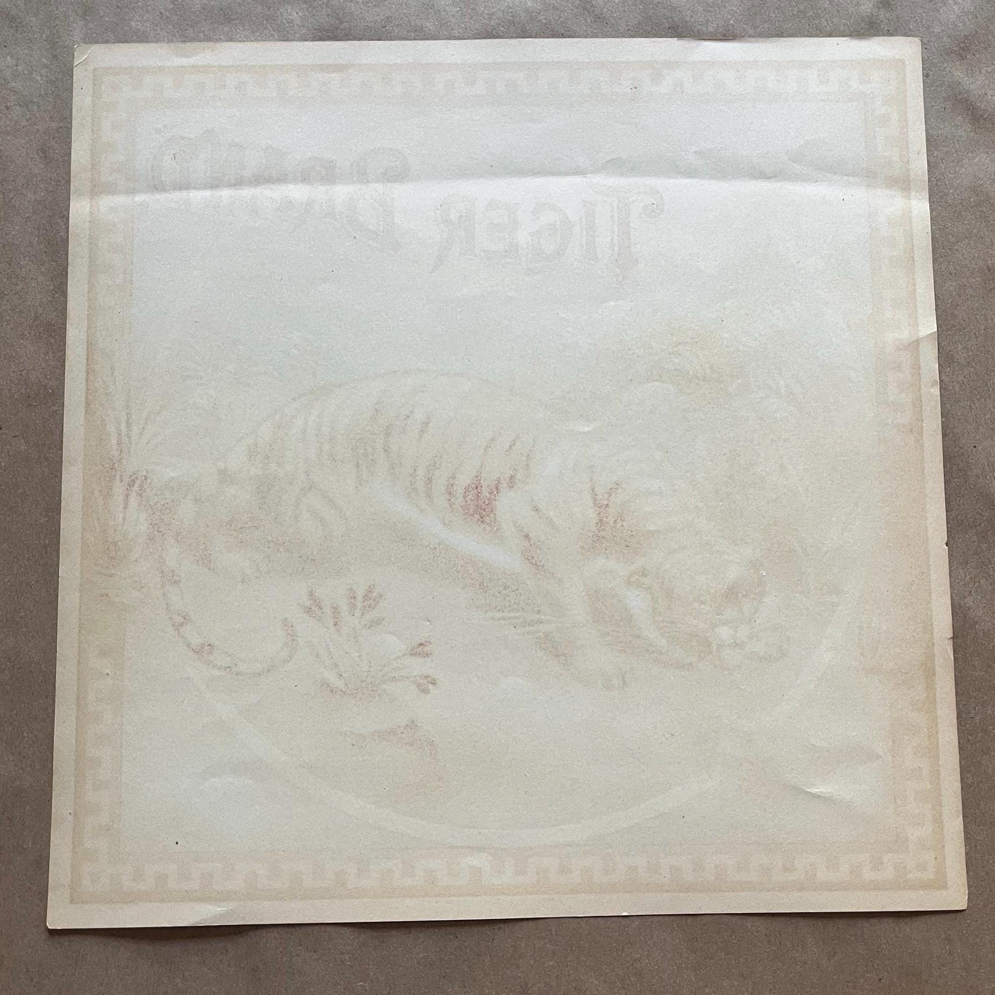Antique Tiger Brand Lithograph Crate Label by A Hoen & Co Richmond Va ...
