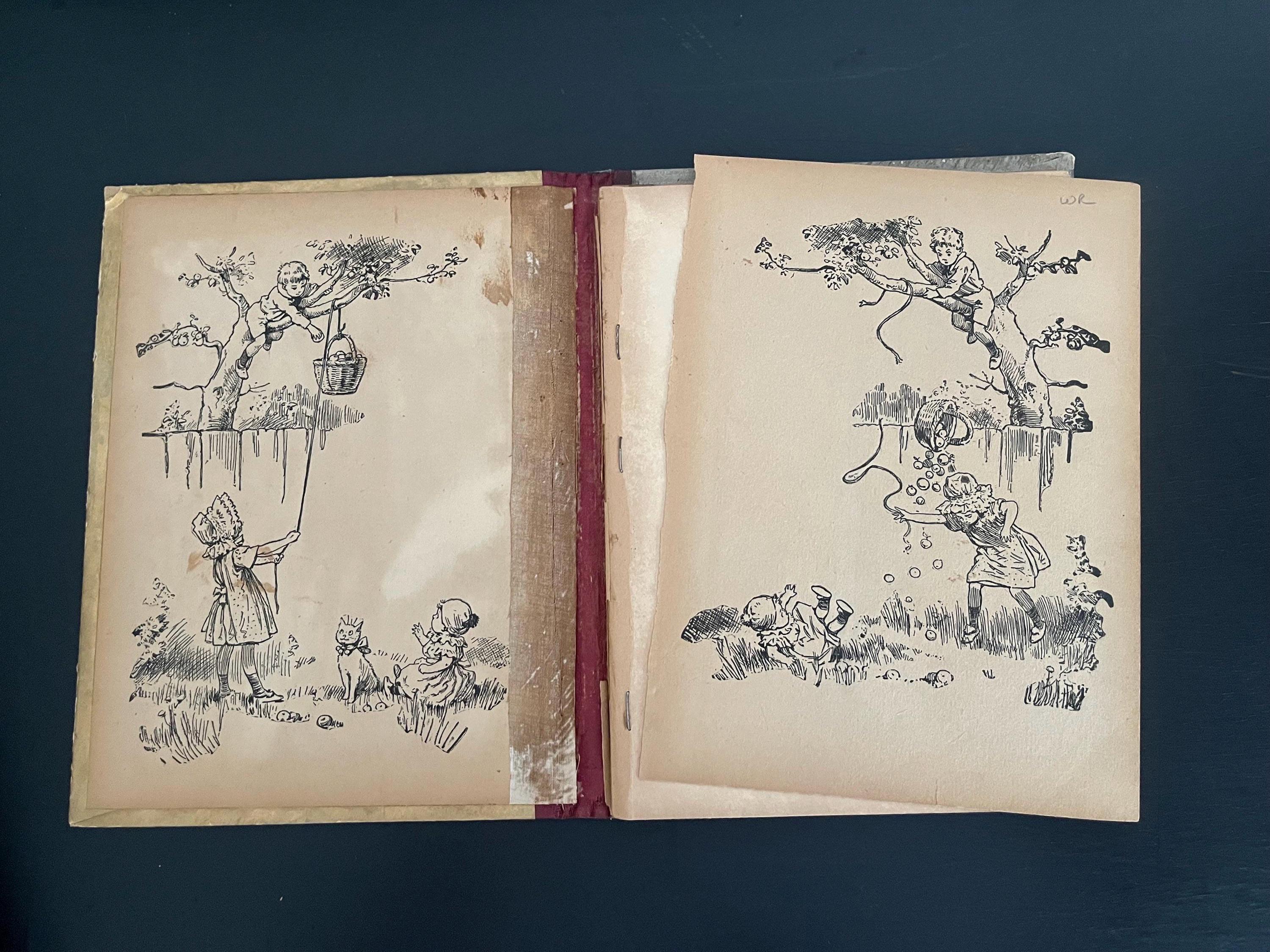 4 Beautiful but Poor Condition Books With Winter, Christmas & Autumn ...