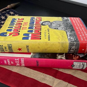 Mid Century Books 1943 Salute to the Marines & 1951 the Story of the US ...