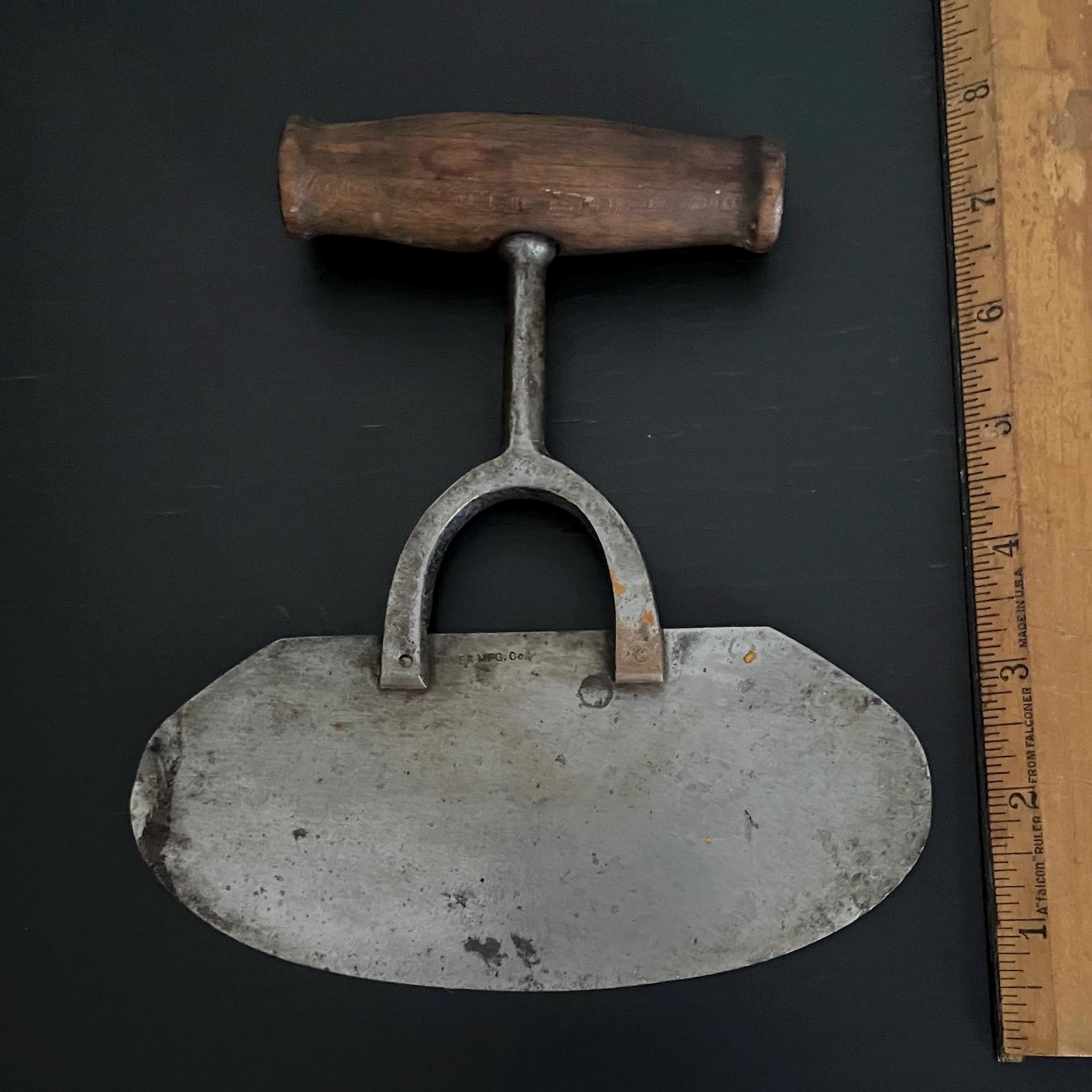 Group of 3 Primitive Kitchen Choppers With Wood Handles Antique ...