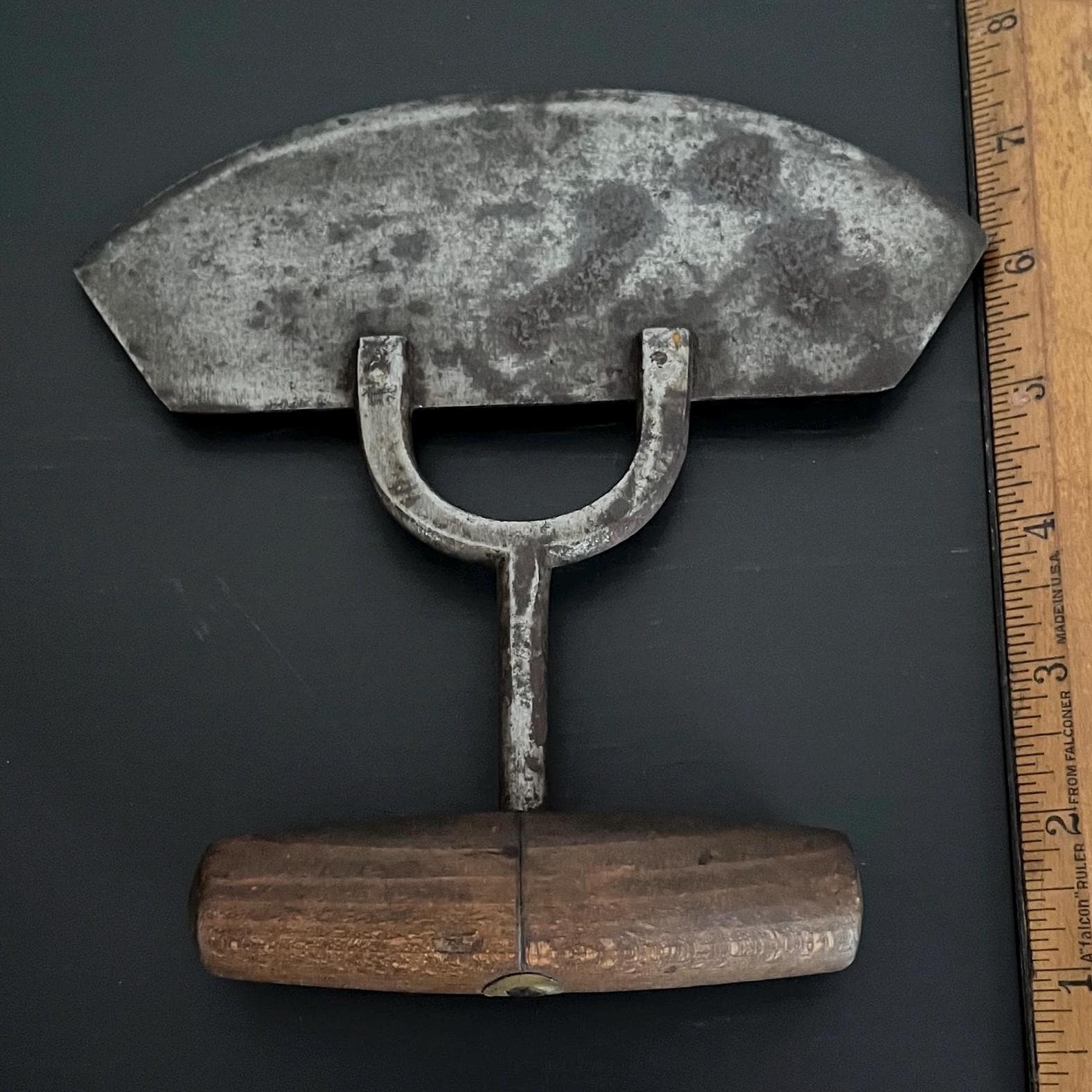 Group of 3 Primitive Kitchen Choppers With Wood Handles Antique ...