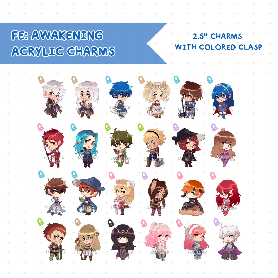 Fire Emblem: Awakening Acrylic Charms - Etsy