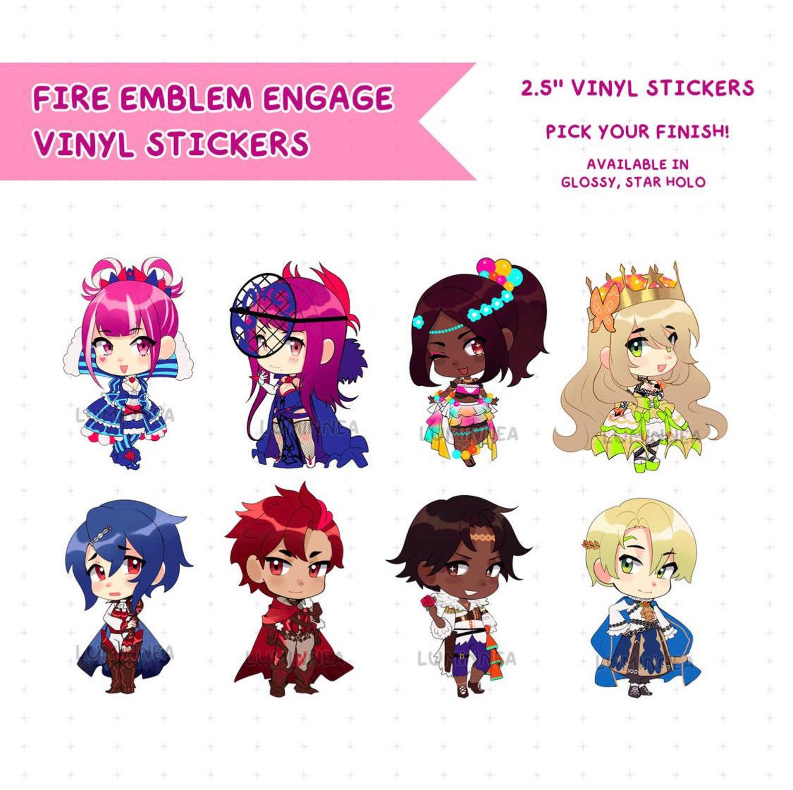 FE: Engage Vinyl Stickers - Etsy