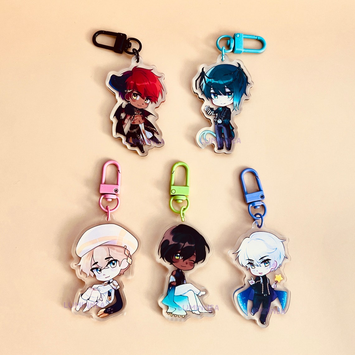 Obey Me! Acrylic Charms - Etsy