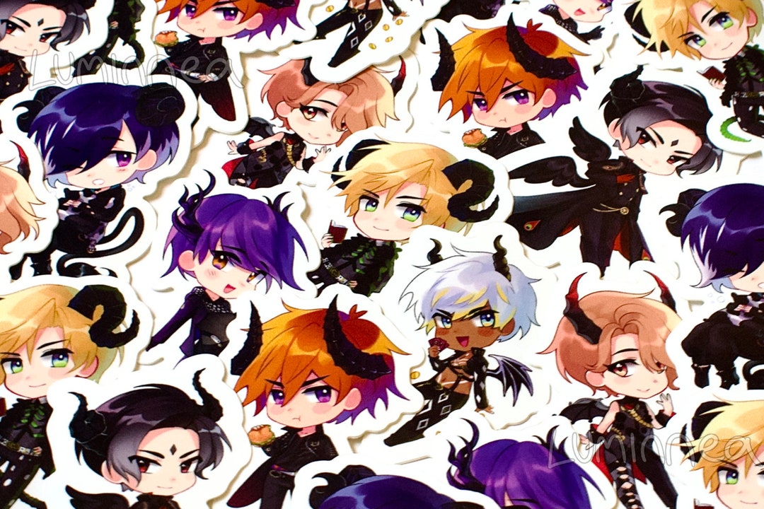 Obey Me Demon Form Vinyl Stickers - Etsy