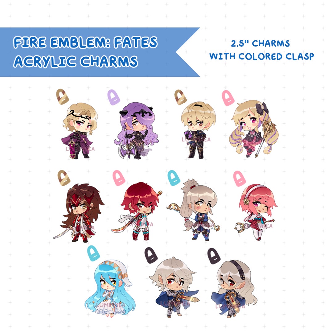 Fire Emblem: Fates Acrylic Charms - Etsy