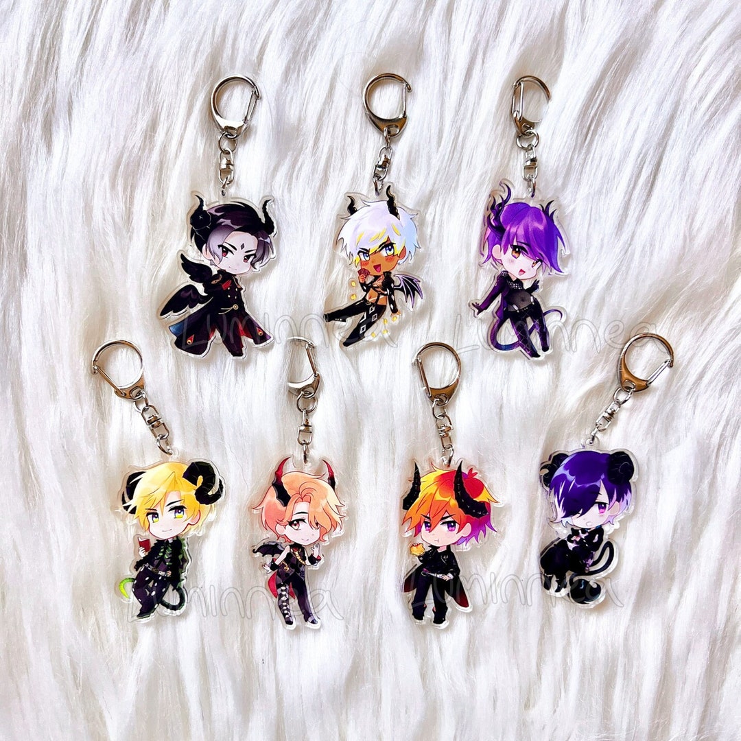 Old Version- Obey Me! Acrylic Keychains - Etsy