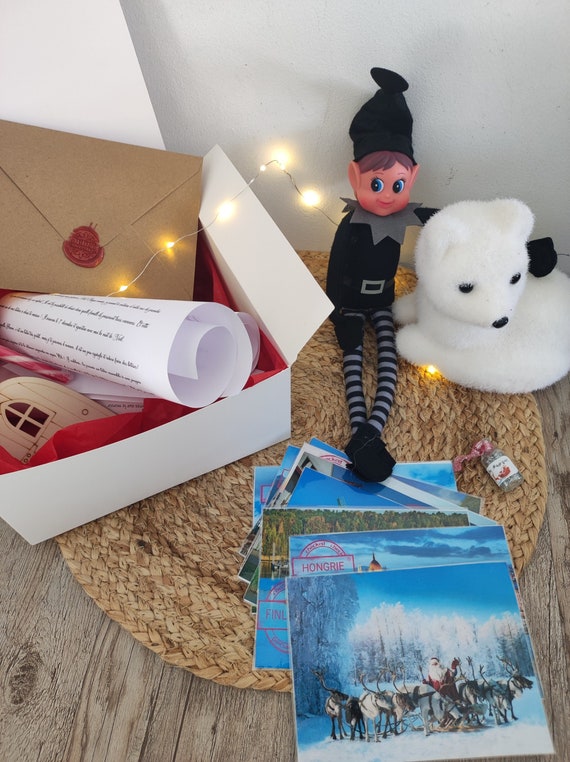La légende du lutin de Noël Elf on the shelf/kit du lutin - Etsy France