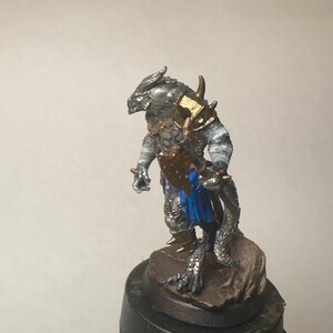 Dragonborn Barbarian Miniature Hand Painted - Etsy