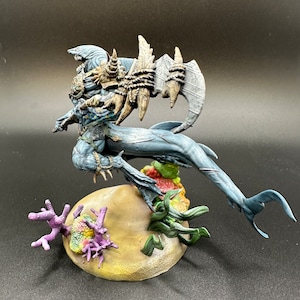 Shark Warrior Miniature Hand Painted - Etsy