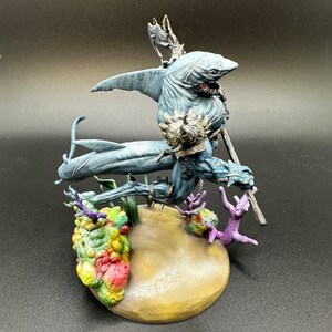 Shark Warrior Miniature Hand Painted - Etsy