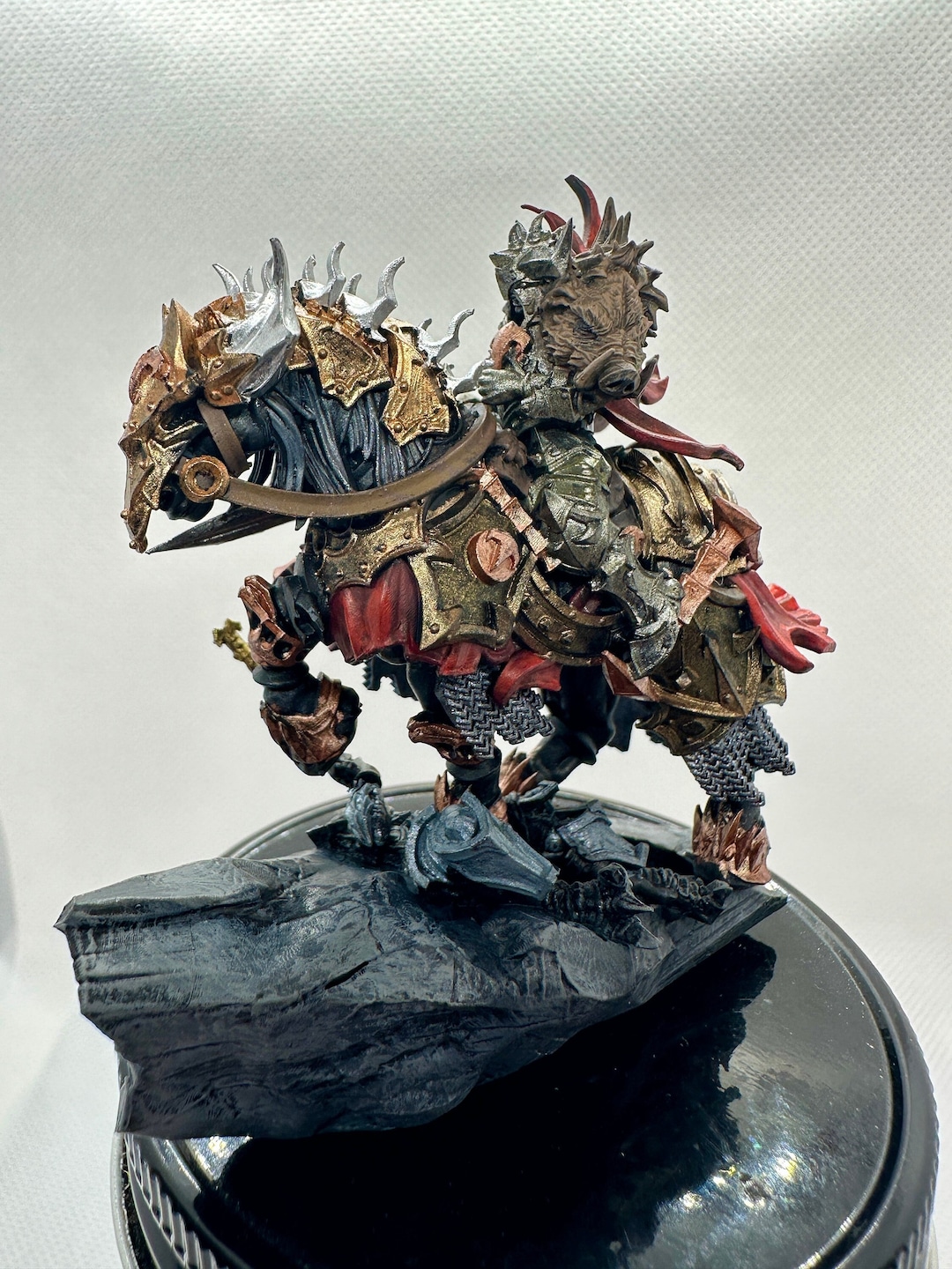Dark Baron Harkon Knight on Horse Miniature Hand Painted - Etsy