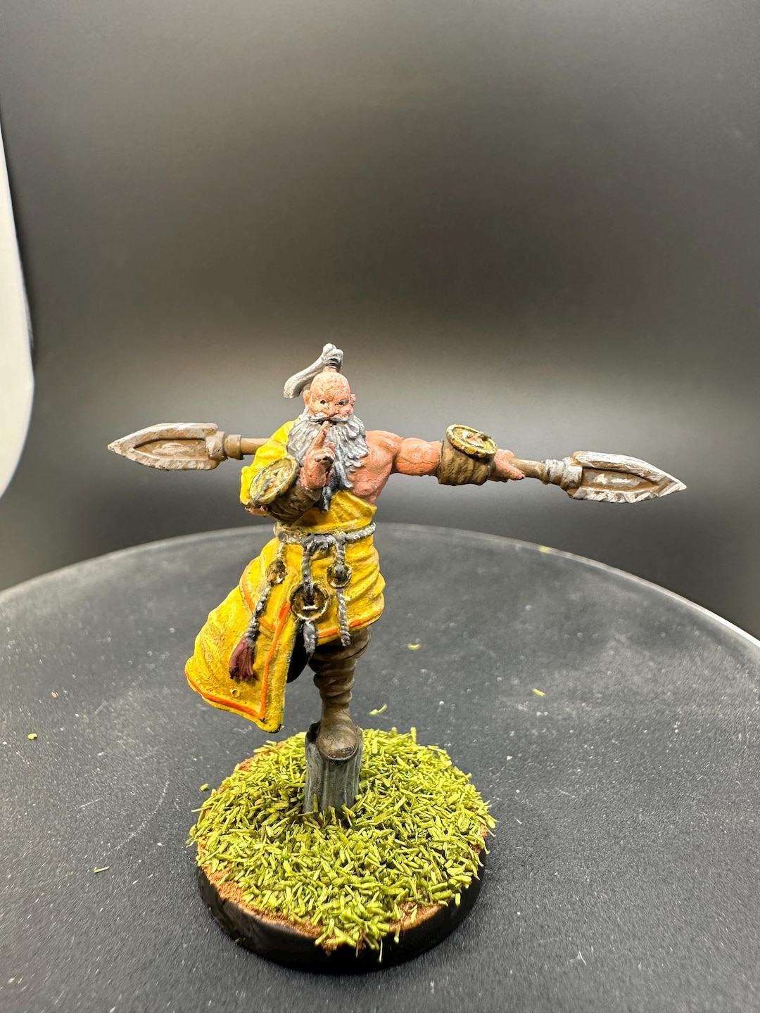 Dwarf Monk Miniature Hand Painted - Etsy