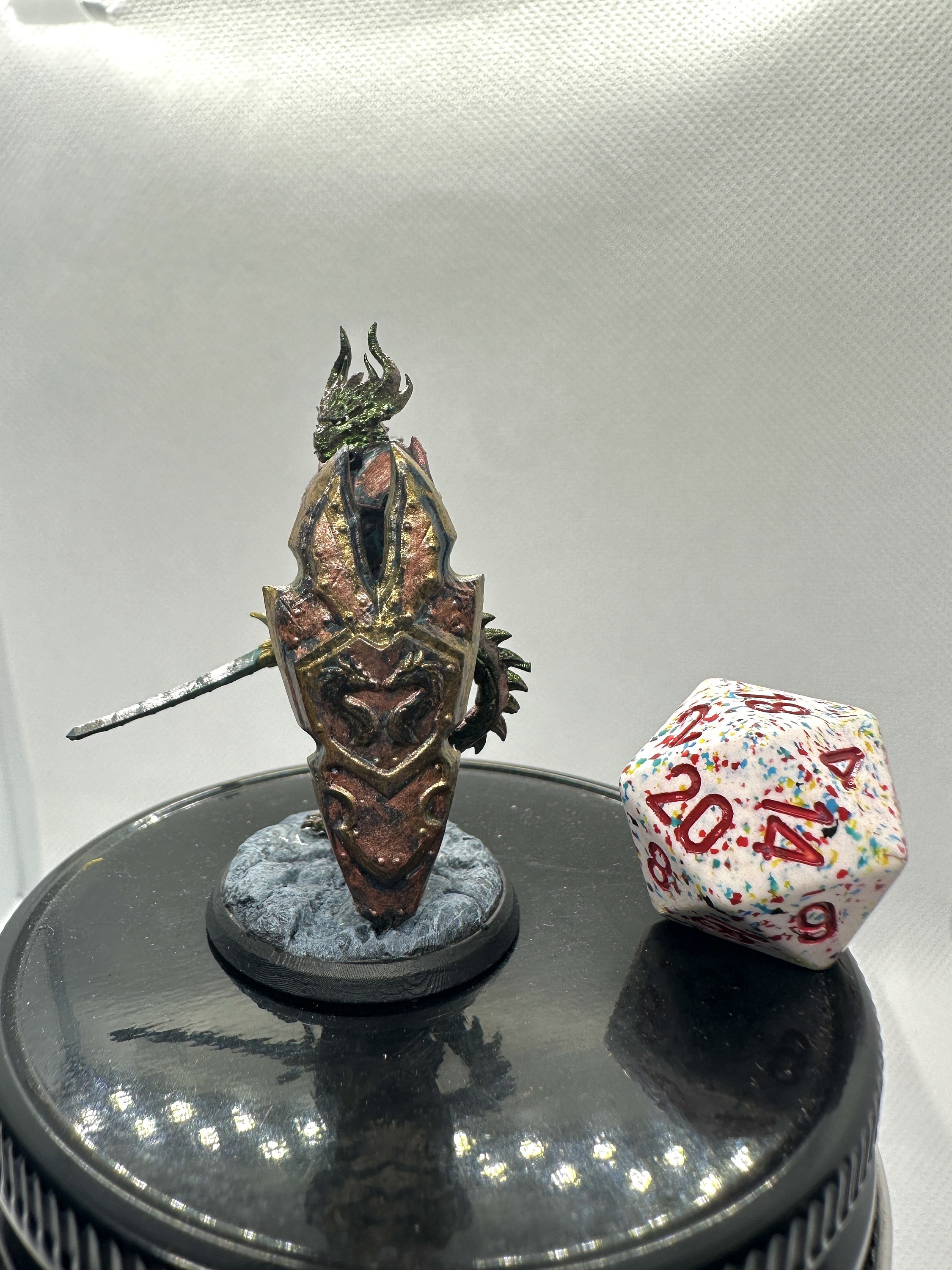 Dragonborn Paladin Miniature Hand Painted - Etsy