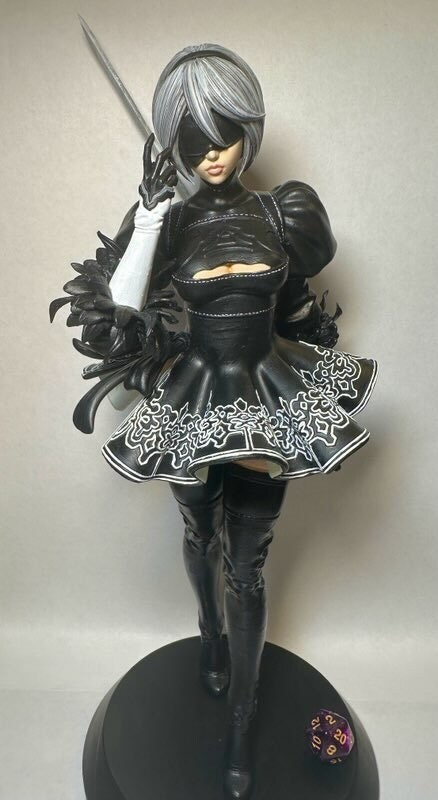 Nier Automata Yorha No. 2 Type B Hand Painted Model - Etsy