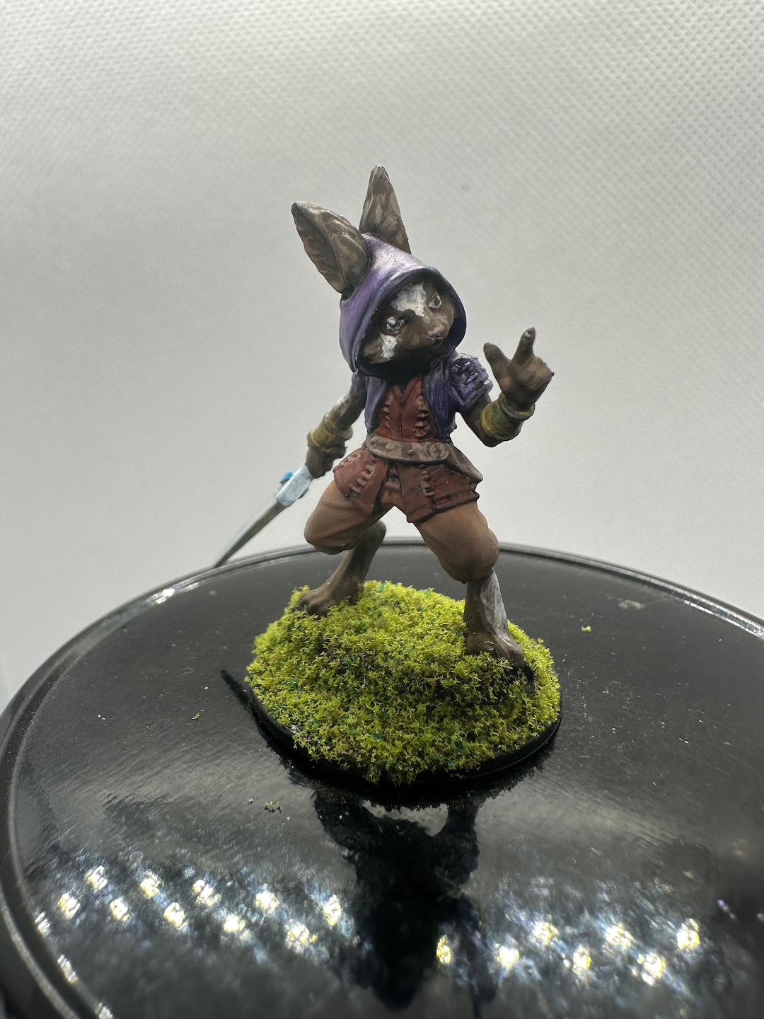 Rask, Male Harefolk Hand Painted Miniature - Etsy
