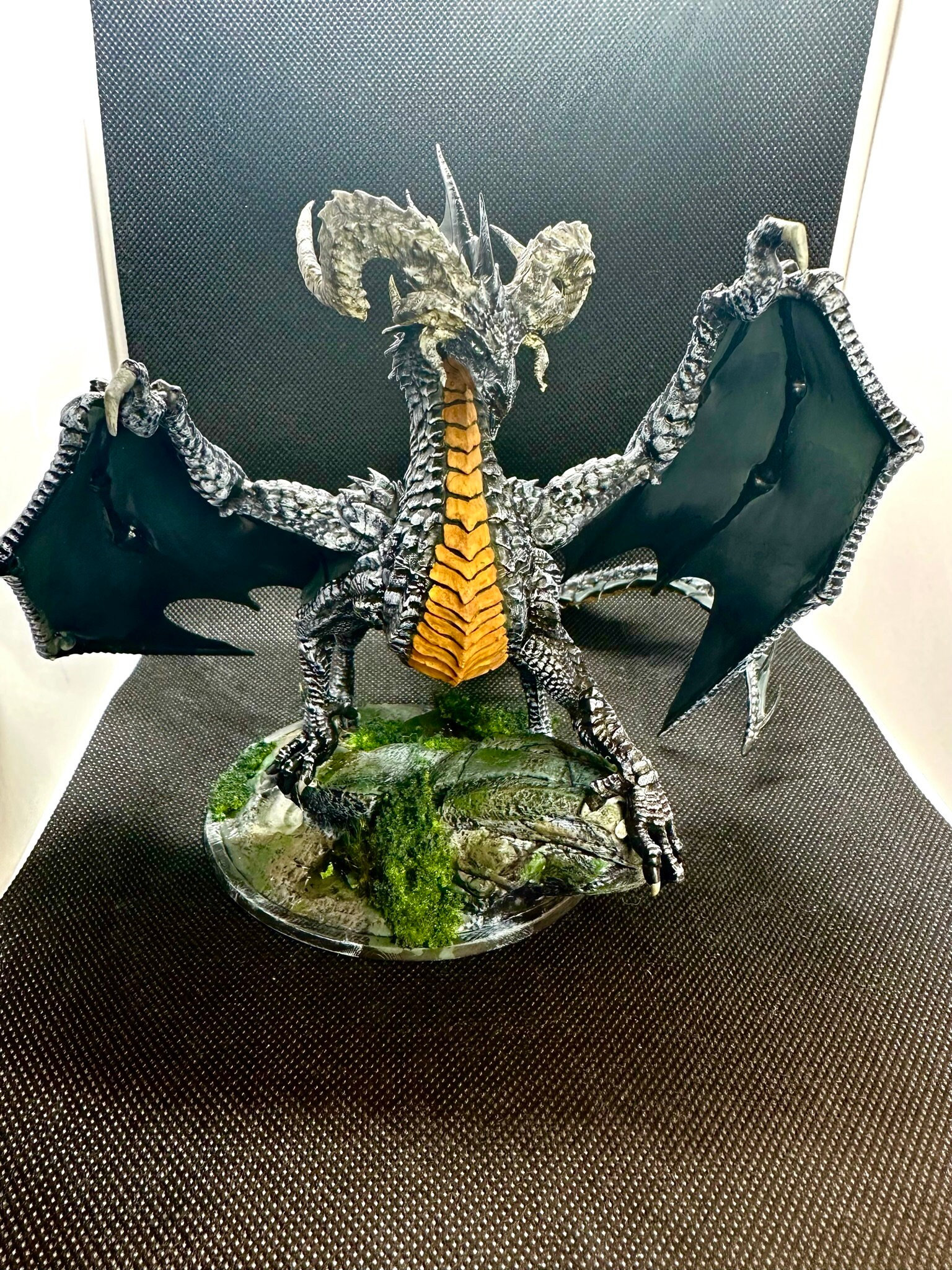 Ancient Black Dragon Miniature Hand Painted - Etsy