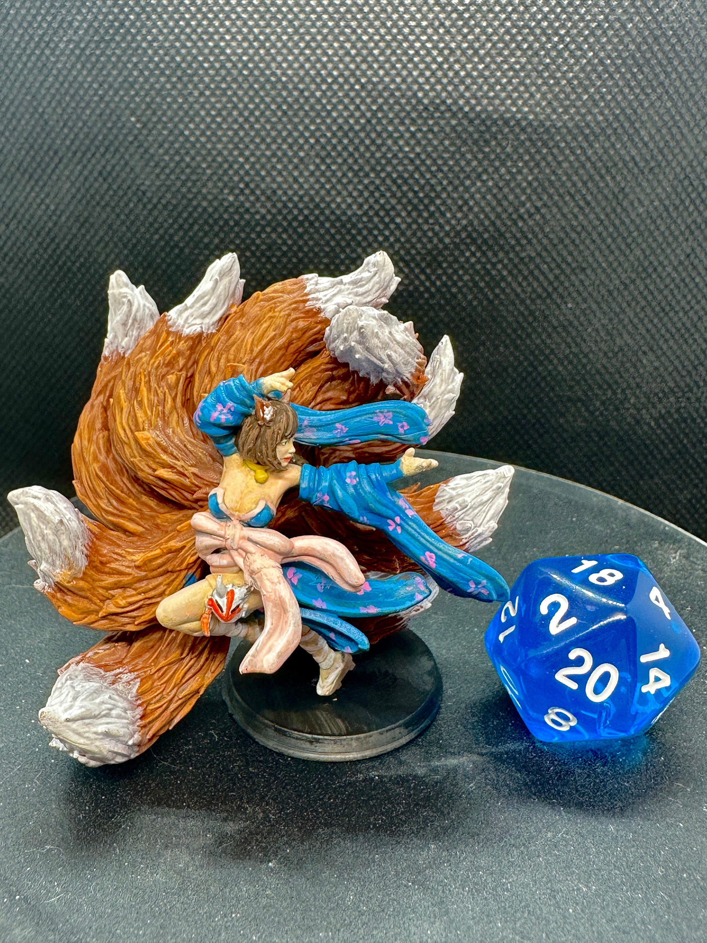 Kitsune Miniature Hand Painted - Etsy