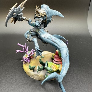 Shark Warrior Miniature Hand Painted - Etsy