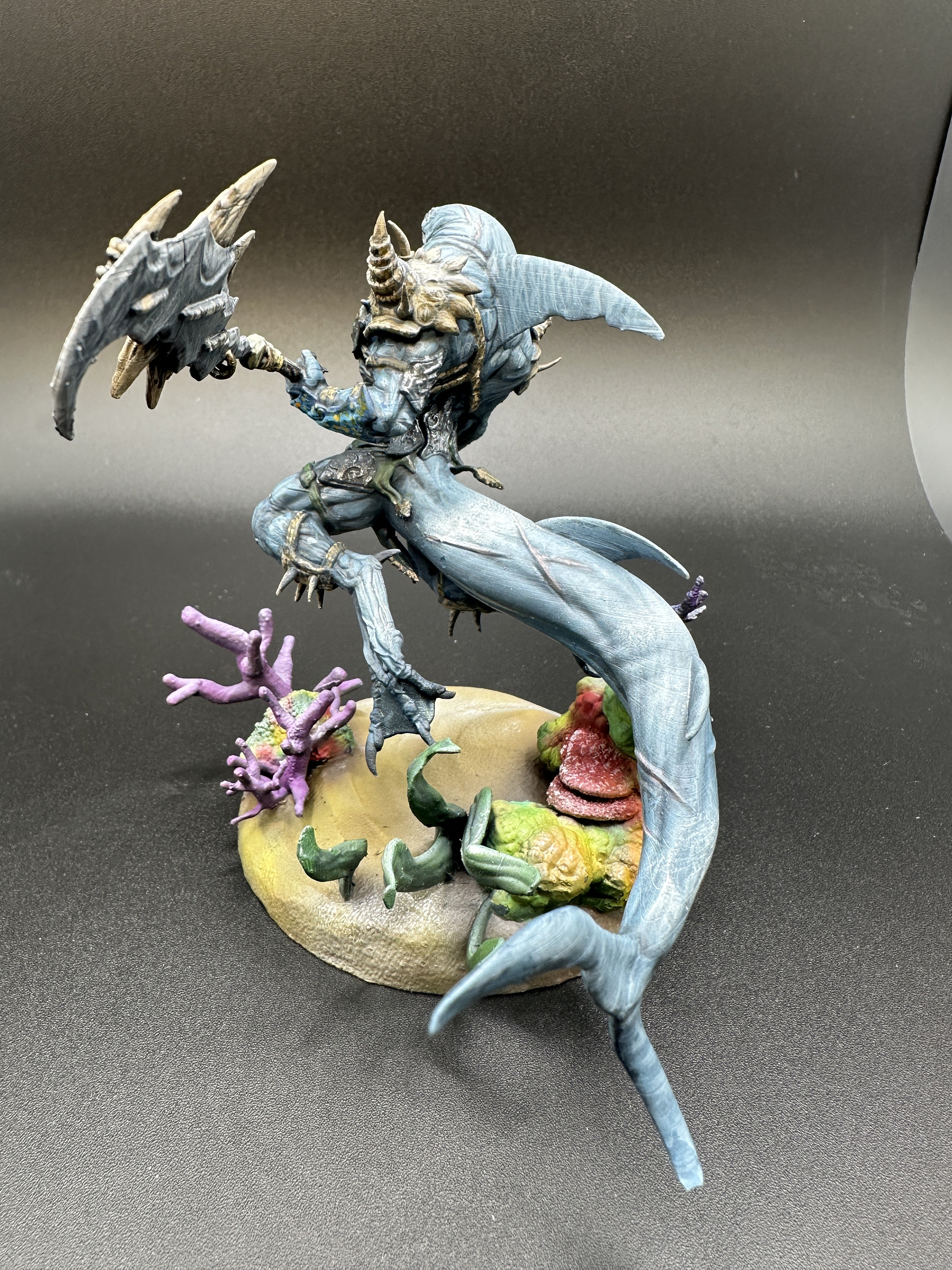 Shark Warrior Miniature Hand Painted - Etsy