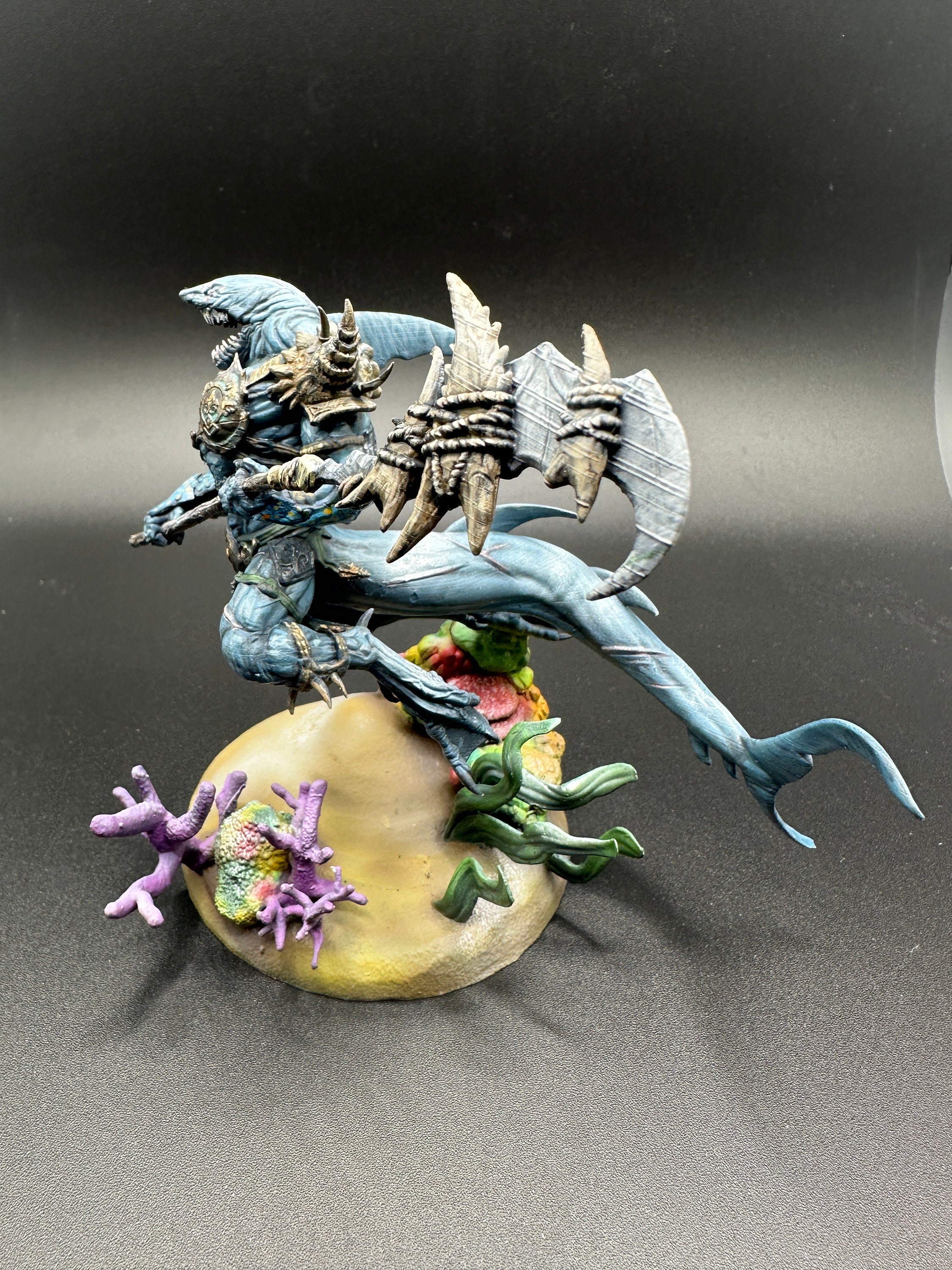 Shark Warrior Miniature Hand Painted - Etsy