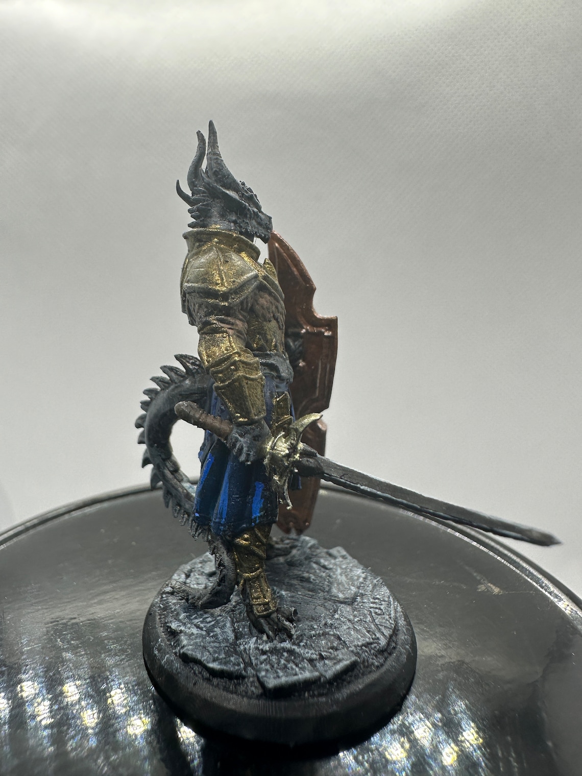 Dragonborn Paladin Miniature Hand Painted - Etsy