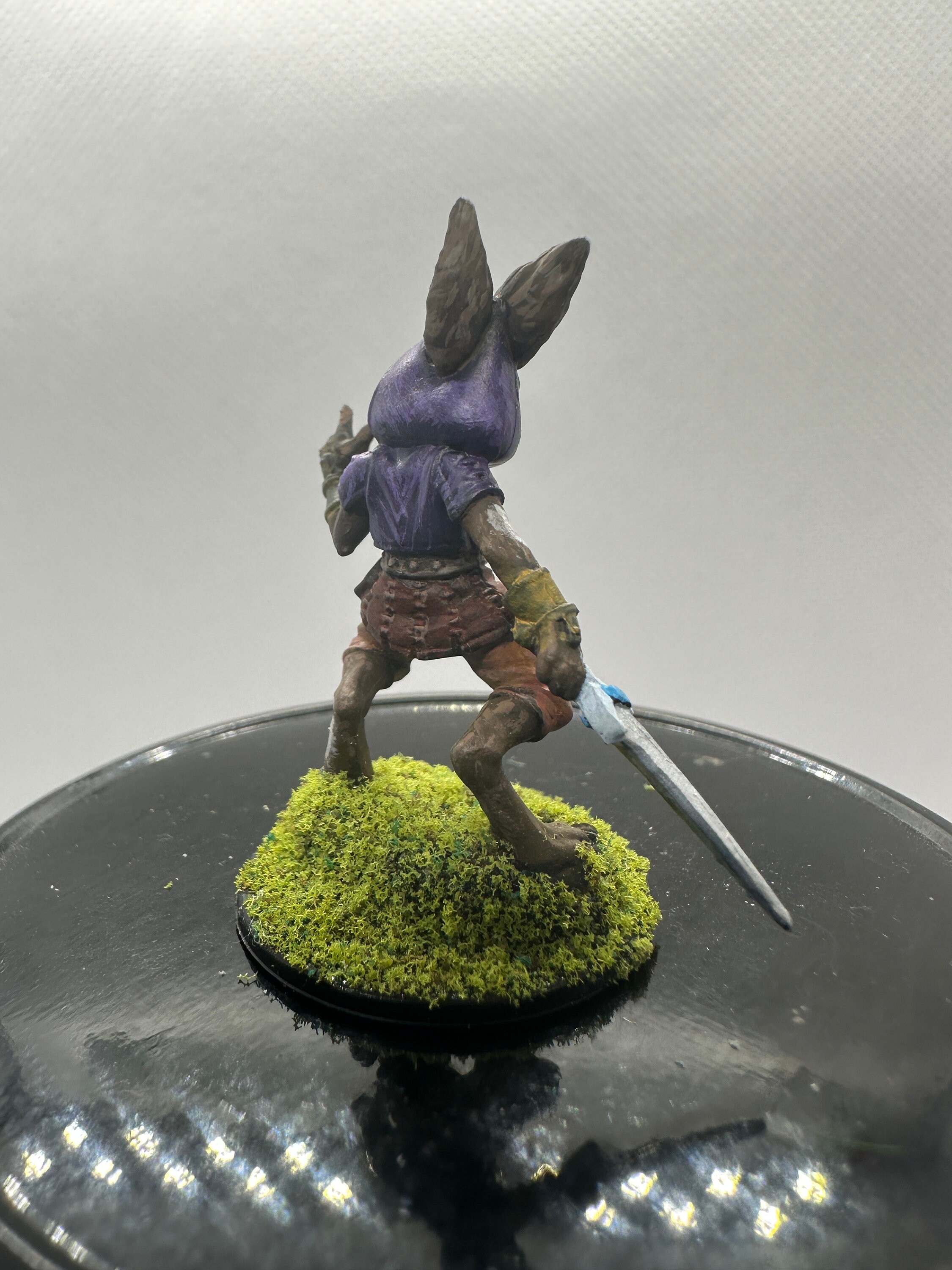 Rask, Male Harefolk Hand Painted Miniature - Etsy