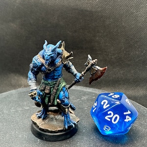 Dragonborn Barbarian Miniature Hand Painted - Etsy