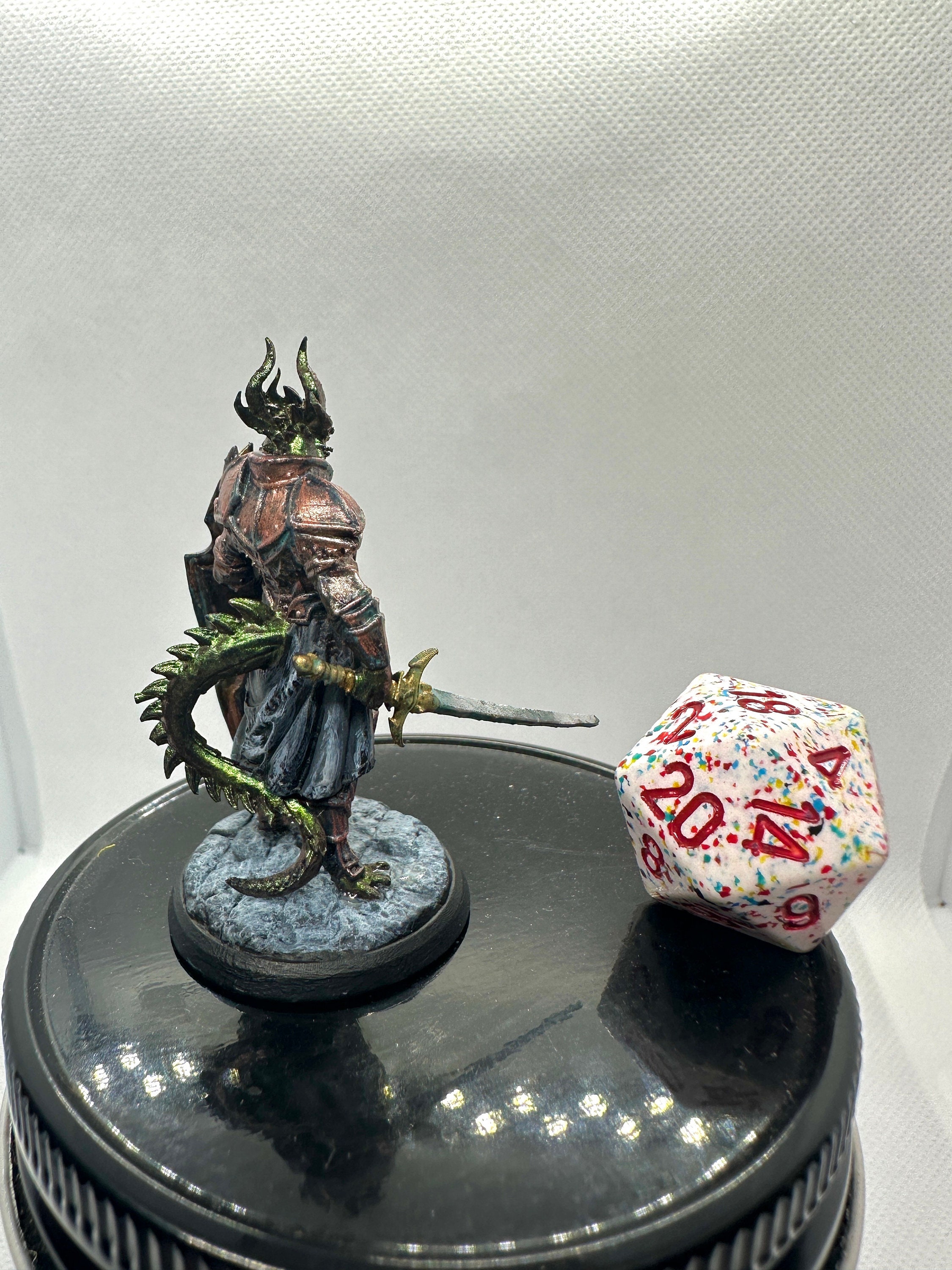 Dragonborn Paladin Miniature Hand Painted - Etsy