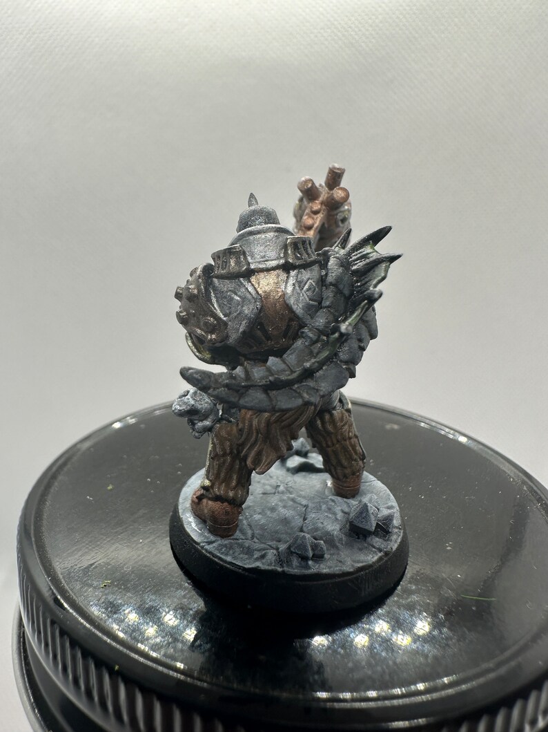 Warforged Barbarian Miniature Hand Painted - Etsy