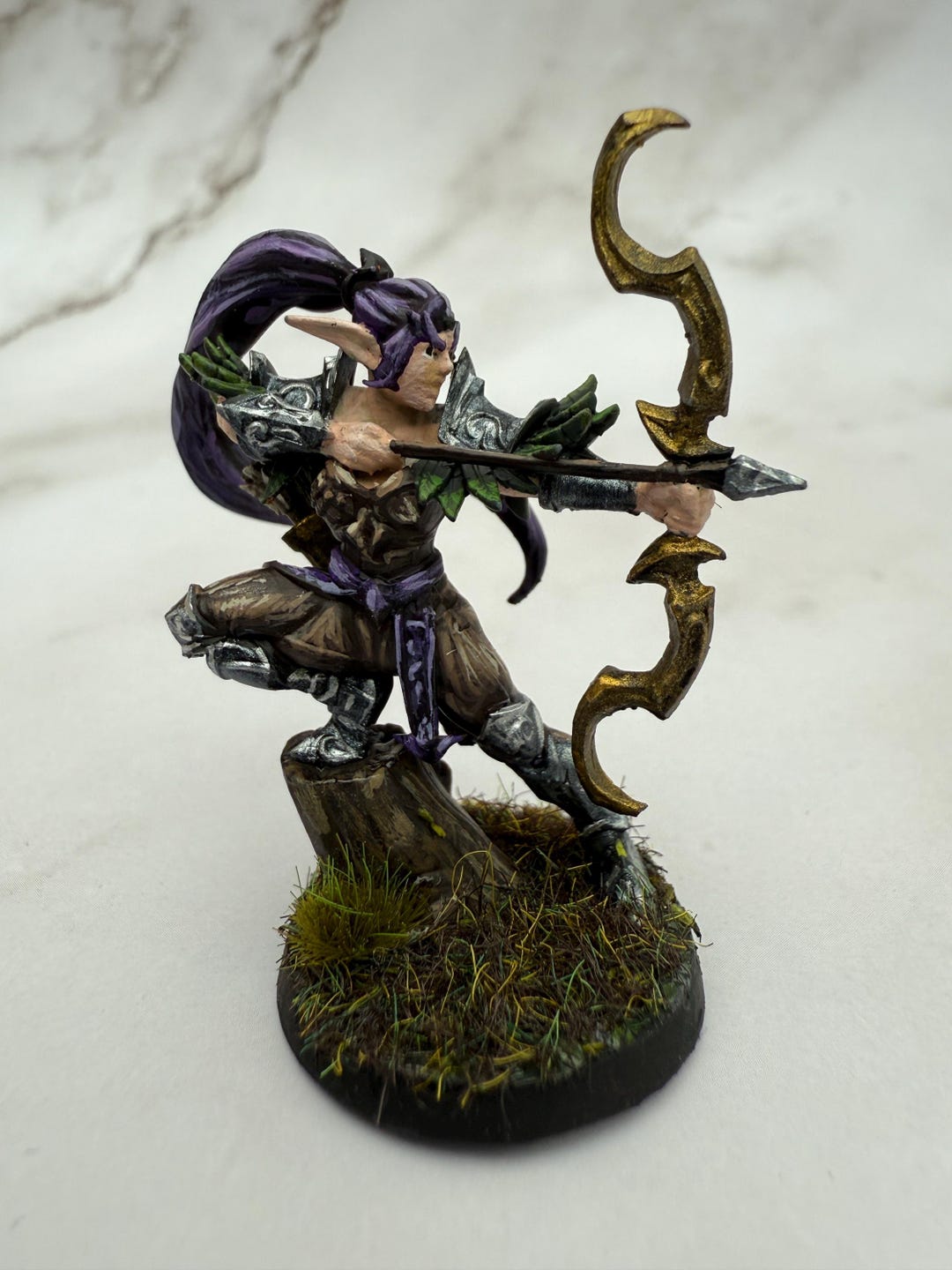 Moon Elf Ranger Miniature Hand Painted - Etsy
