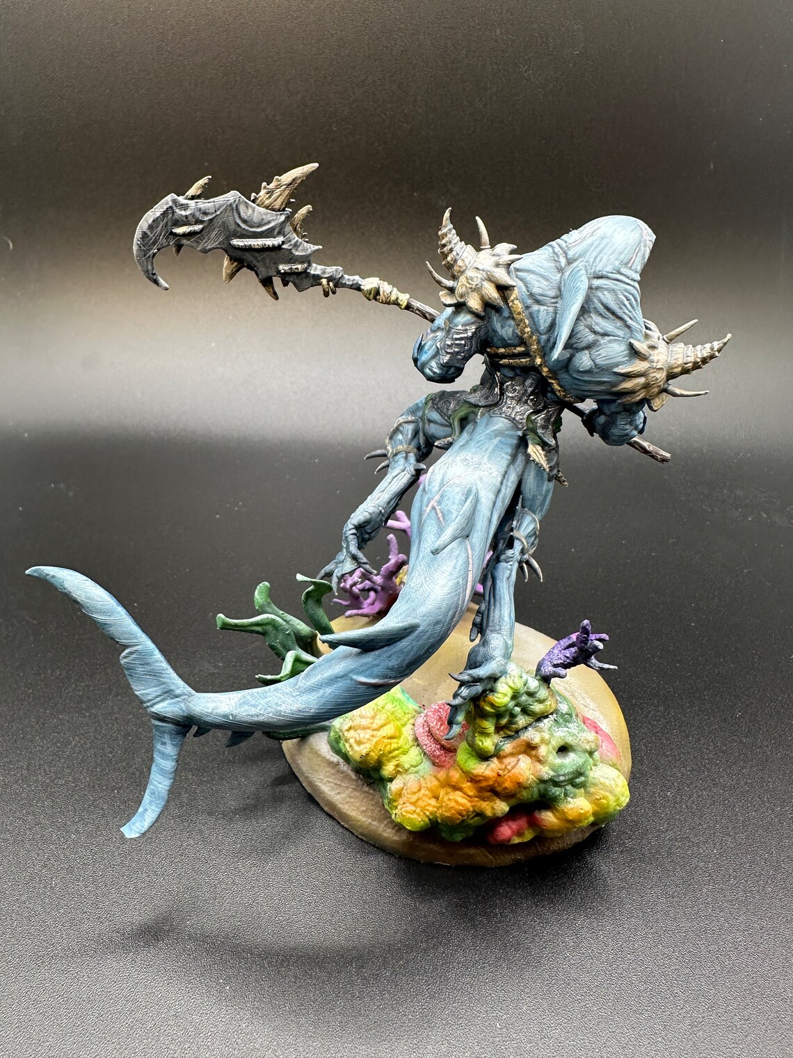 Shark Warrior Miniature Hand Painted - Etsy