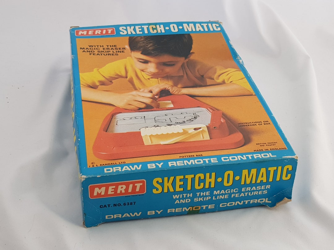 Vintage Boxed Sketch-o-matic Drawing Toy - Etsy